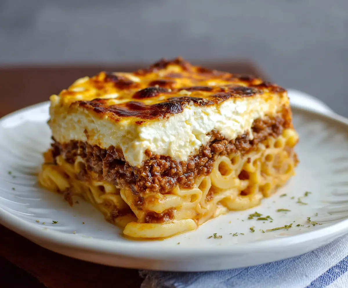 Authentic Greek Pastitsio Recipe | Traditional Greek Lasagna