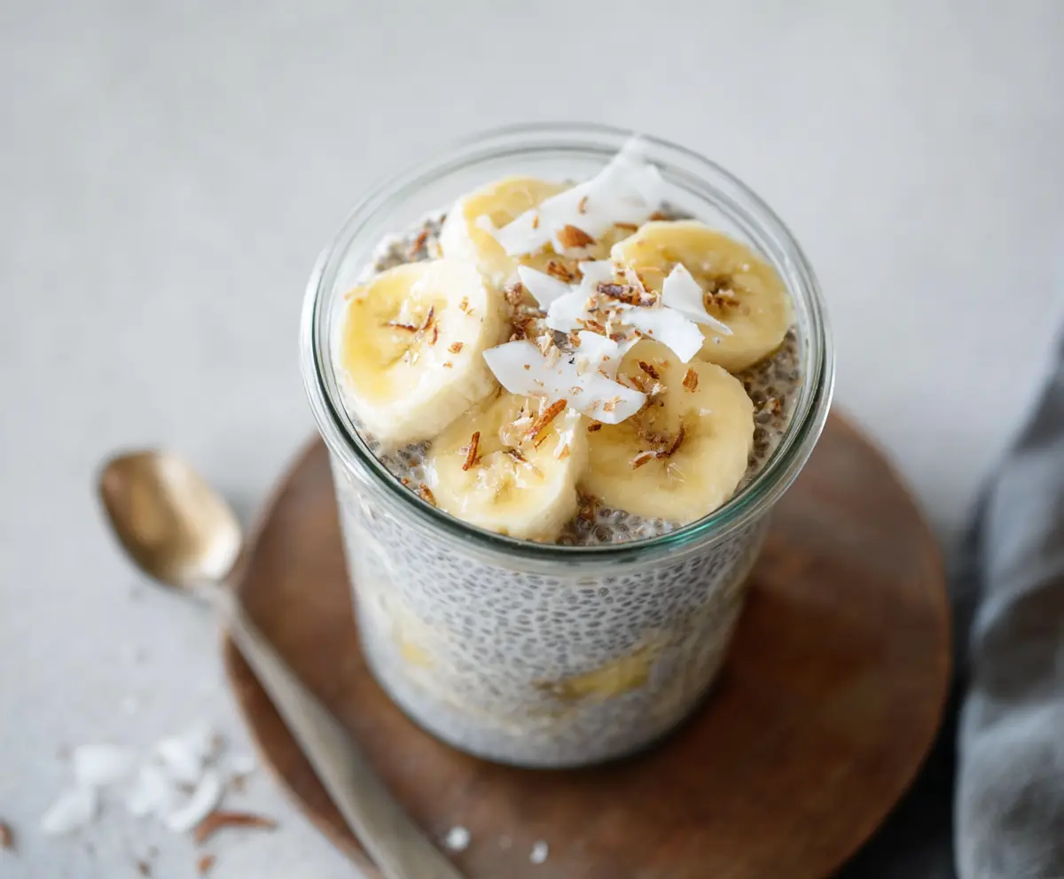 Banana Coconut Milk Chia Seed Pudding Recipe