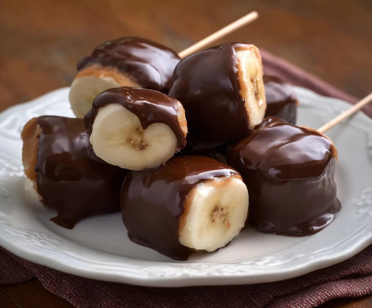 Delicious Chocolate Covered Banana Bites Recipe