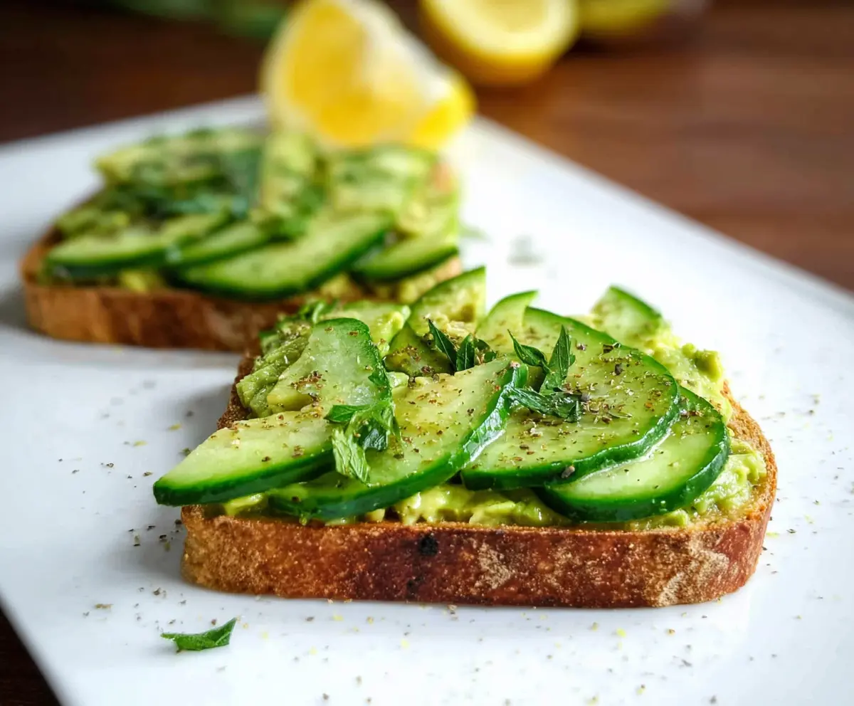 Delicious Cucumber Avocado Toast Recipe