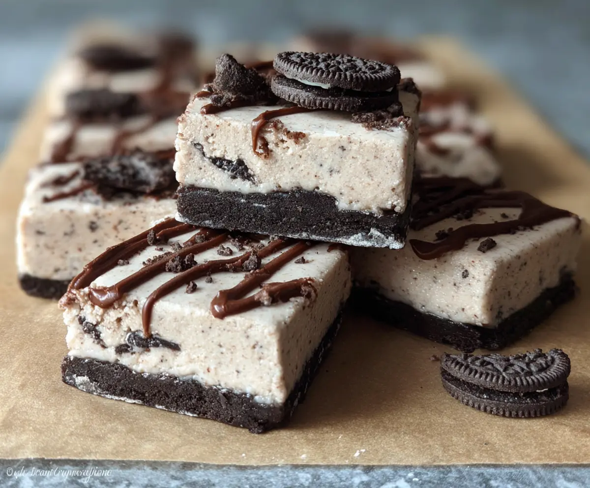 No Bake Oreo Protein Bars Recipe | Quick & Easy Snack