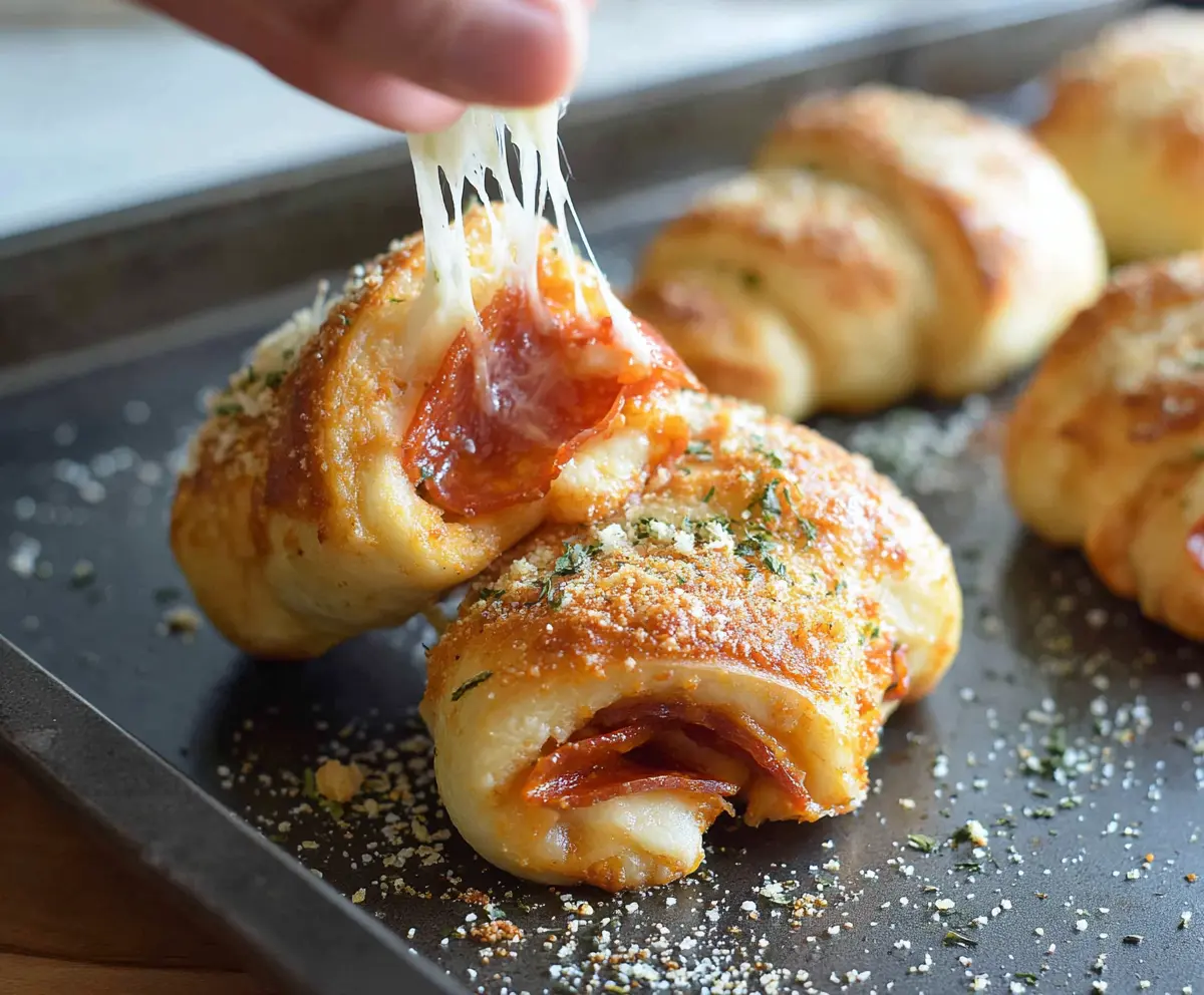 Delicious Pepperoni Cheese Roll Ups Recipe