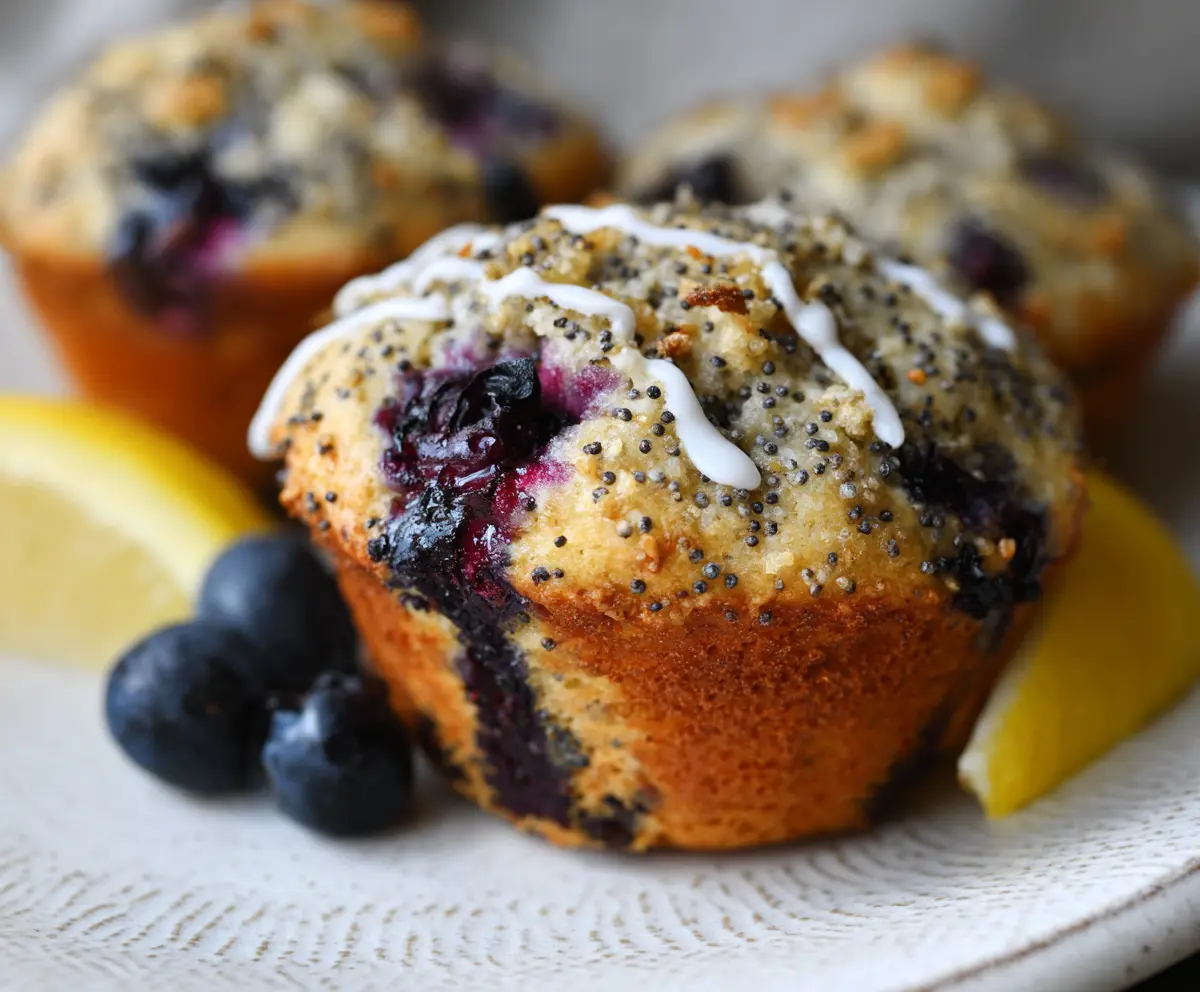 Blueberry Lemon Poppy Seed Muffins Recipe | Fresh & Delicious