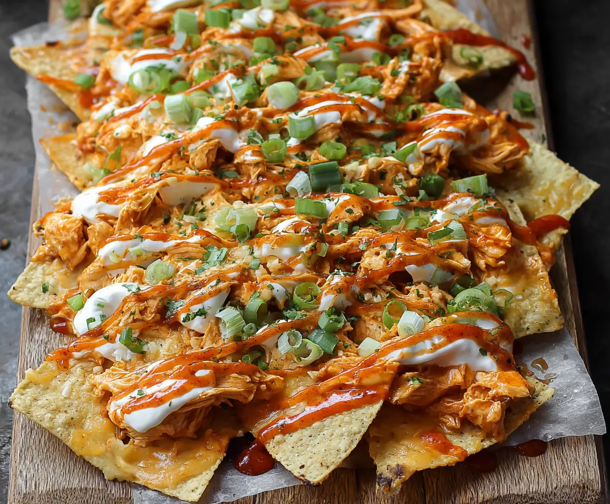 Delicious Buffalo Chicken Nachos Recipe
