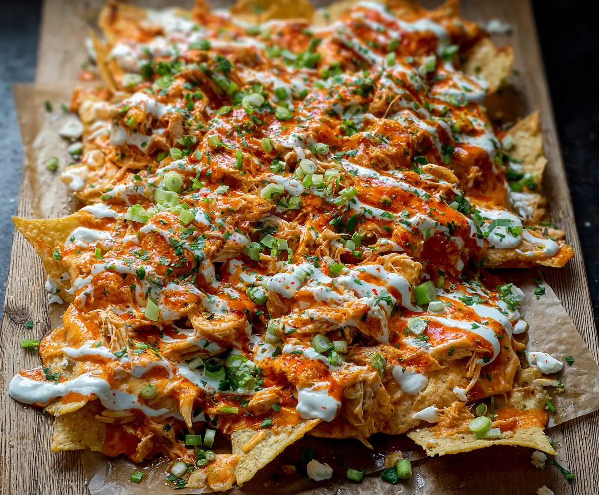 Delicious Buffalo Chicken Nachos Recipe