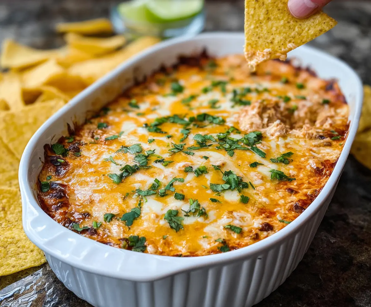 Delicious Chicken Enchilada Dip Recipe