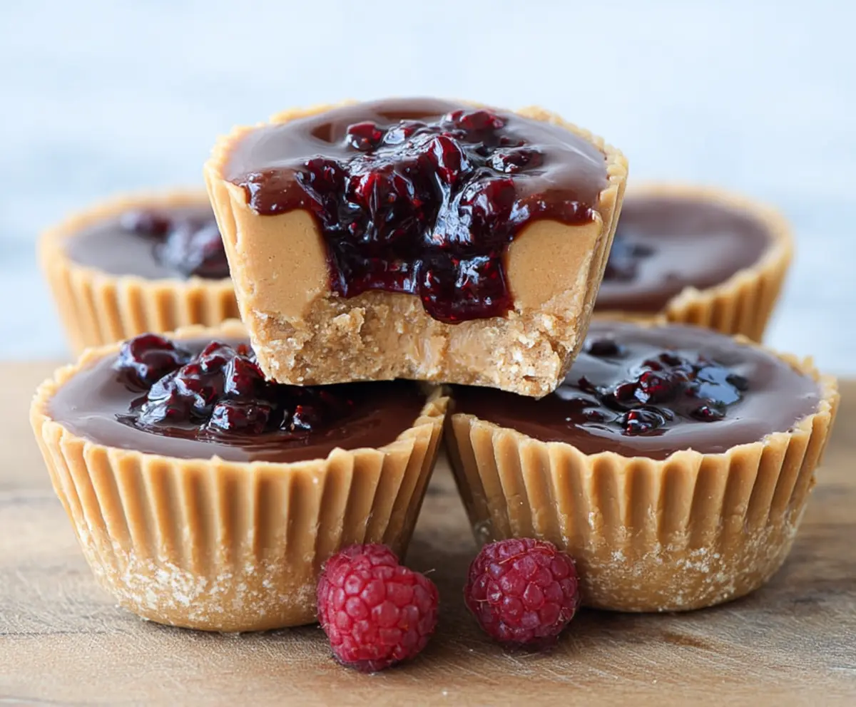 Healthy Peanut Butter & Jelly Cups Recipe