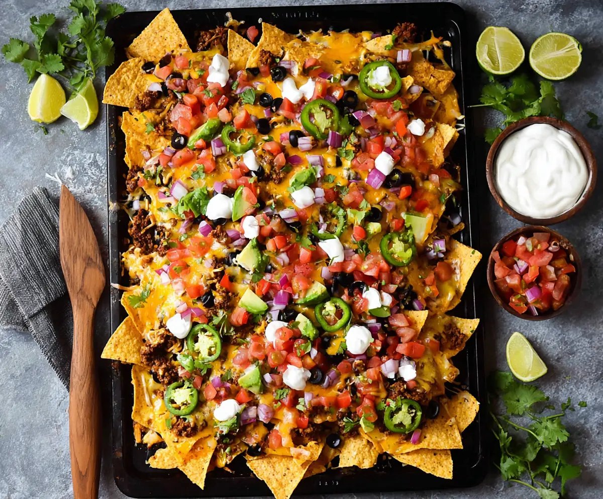 Delicious Sheet Pan Nachos Recipe